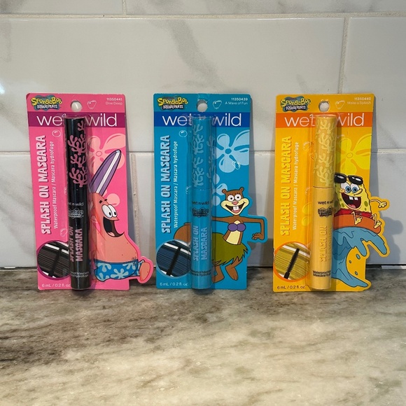 wet n wild | Makeup | 3pc Wet N Wild Spongebob Splash On Waterproof ...